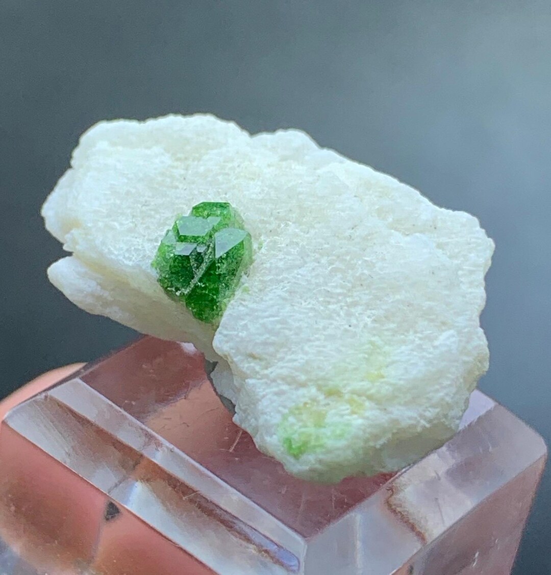 Natural Green Colour Rare Chromium Dravite Specimen From Dassu Shigar ...