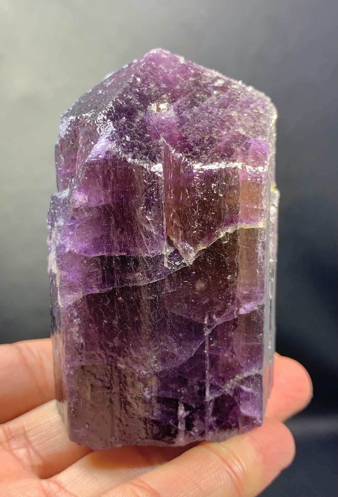 Rich Purple Colour Scapolite Crystal,rare Crystal, Scapolite Stone ...