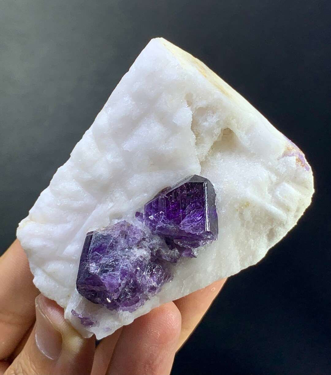 Rich Purple Scapolite Specimen, Scapolite Crystal, Rare Crystal ...