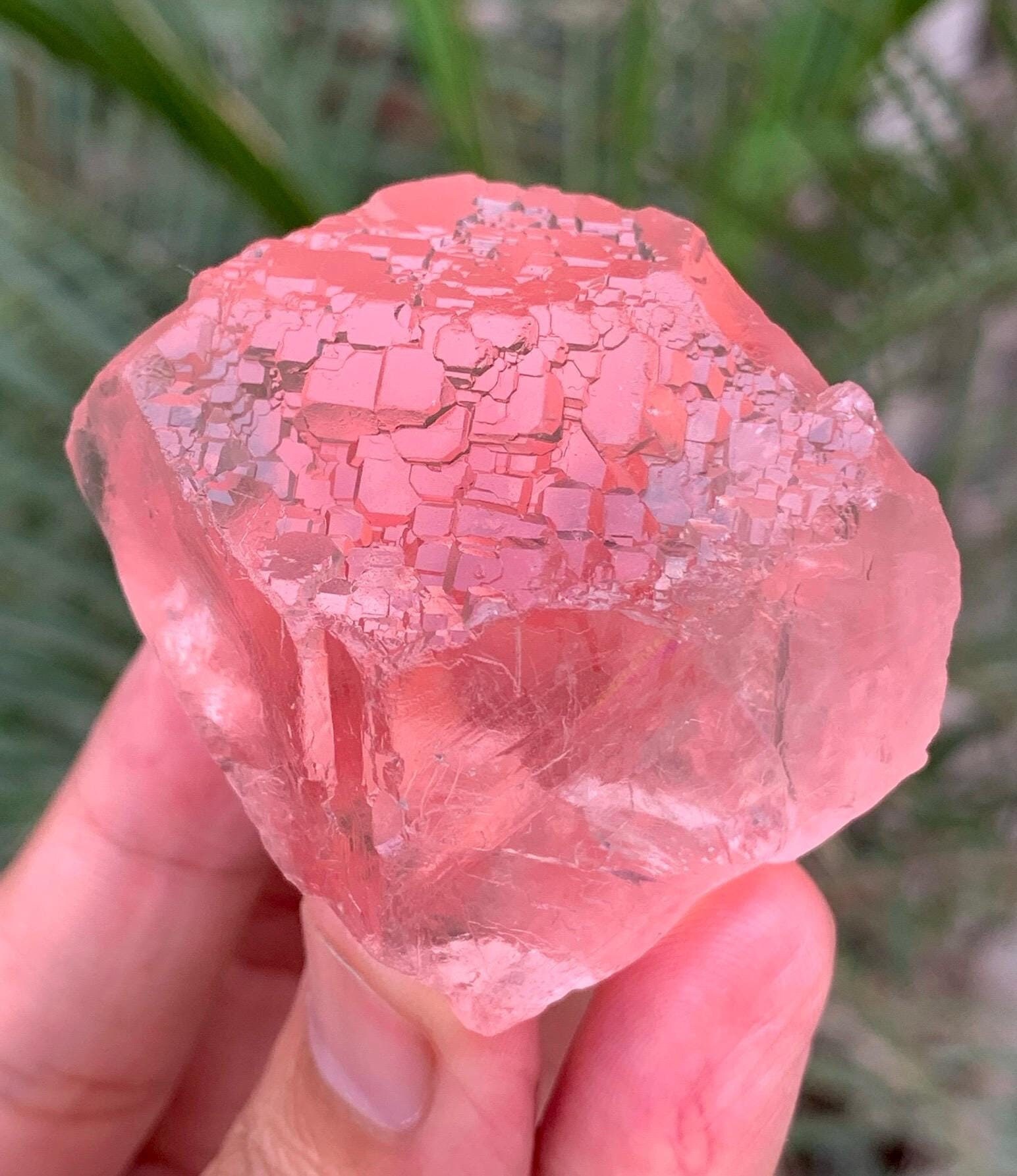 Pink fluorite swiss Etsy