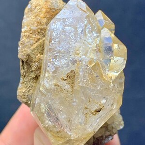 Natural Double Terminated Window Quartz Crystal on Matrix Specimen From ...