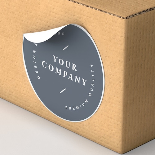 100 Pcs. Box Stickers Shop Logo Label for Packaging Wrapping - Etsy