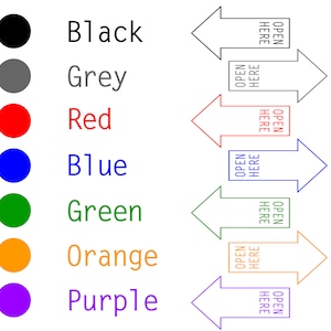 Open Here Stickers for Sellers, Box Opening Stickers, Show Customers ...