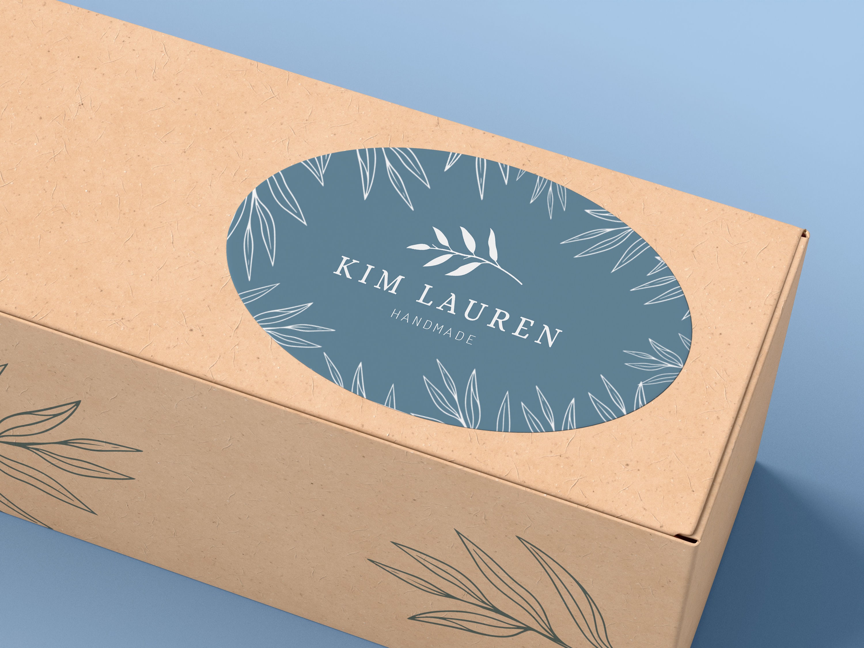 100 Pcs. LOGO STICKERS, Shop Logo Label for Packaging, Wrapping Supply ...