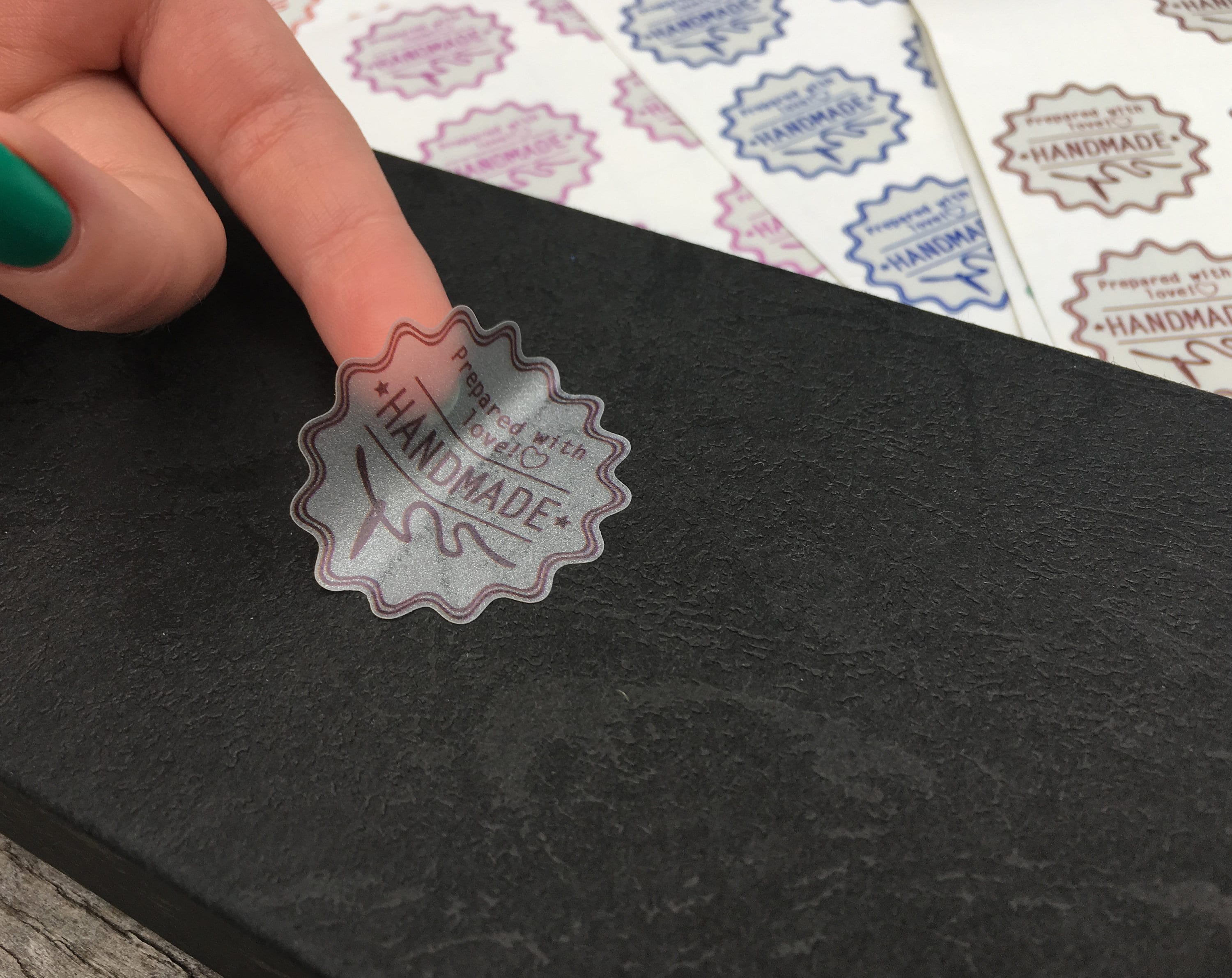 Handmade Labeled Stickers for Sellers. Add Decals to Your - Etsy UK