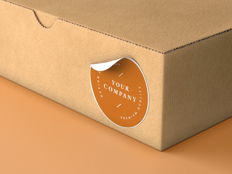 100 Pcs. LOGO LABEL DECALS Wrapping Stickers Packaging - Etsy