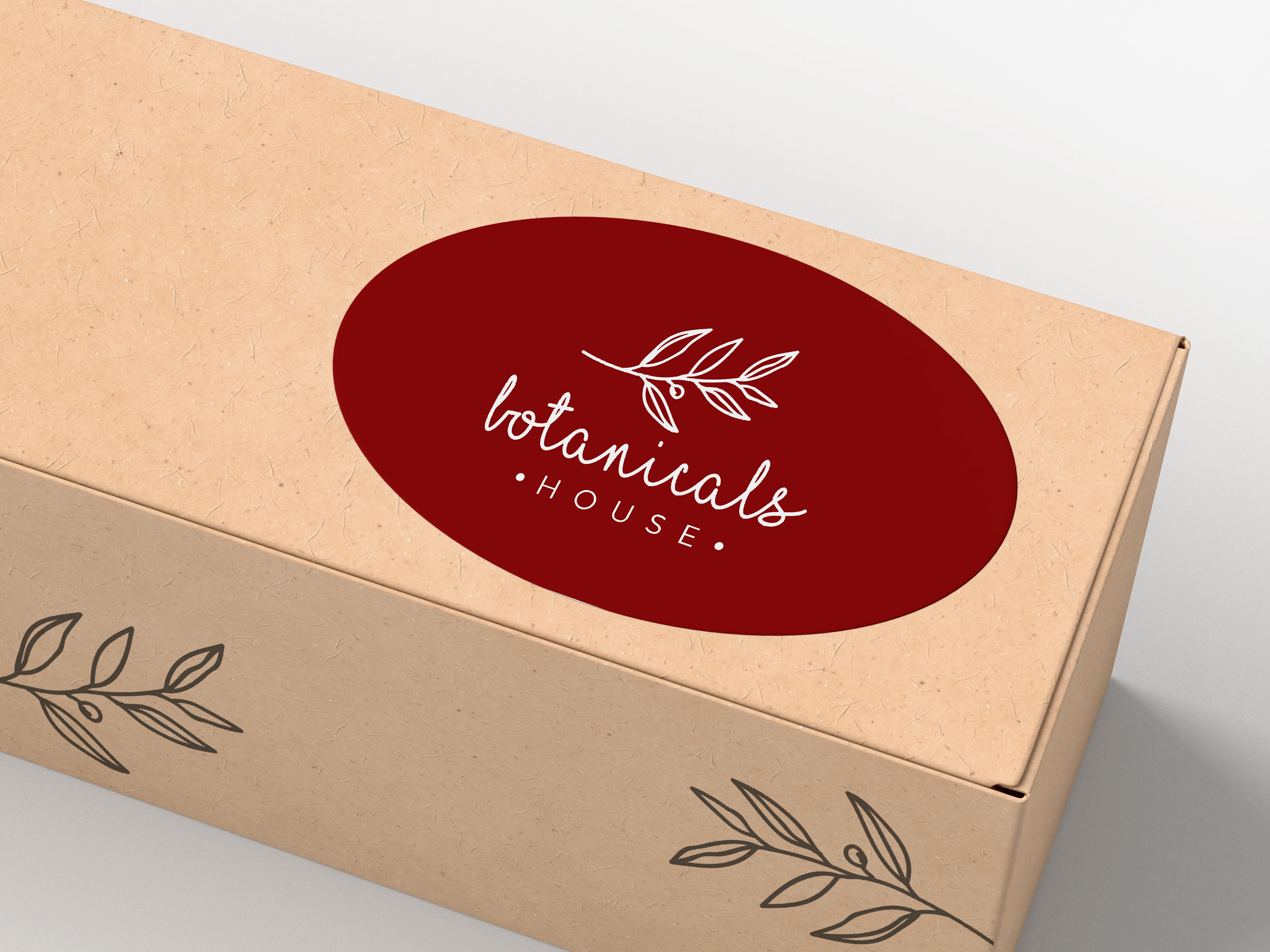 100 Pcs. LOGO STICKERS, Shop Logo Label for Packaging, Wrapping Supply ...