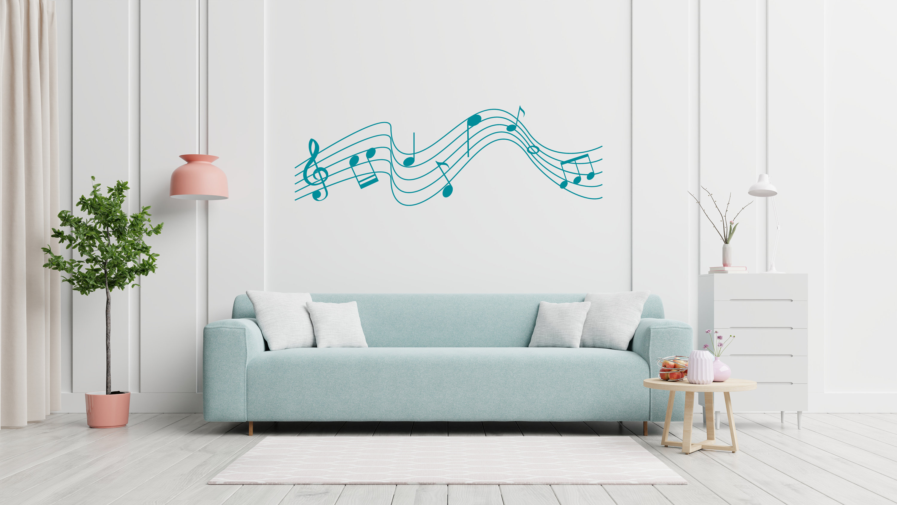 Music Notes Wall Decal Music Sheet Wall Art Music Notes Wall - Etsy