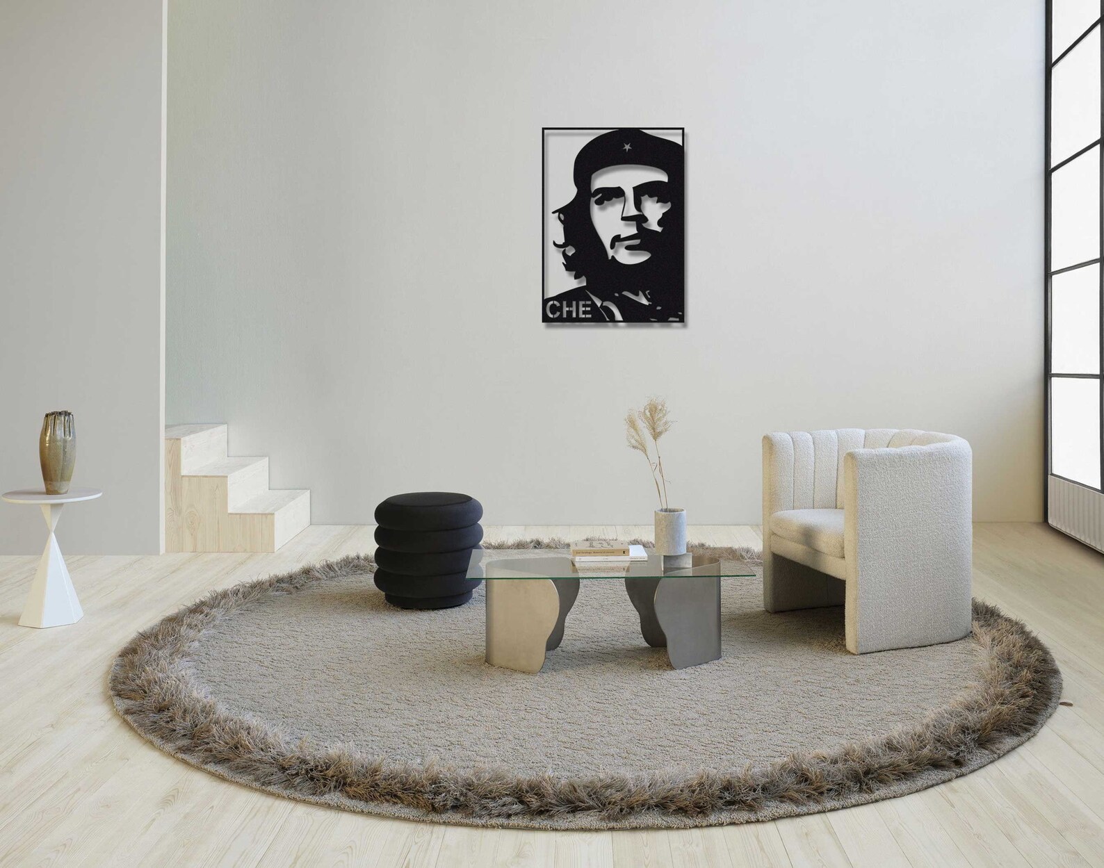 Ernesto Che Guevara, Metal Wall Art, Metal Wall Decor, Che Guevara Wall ...