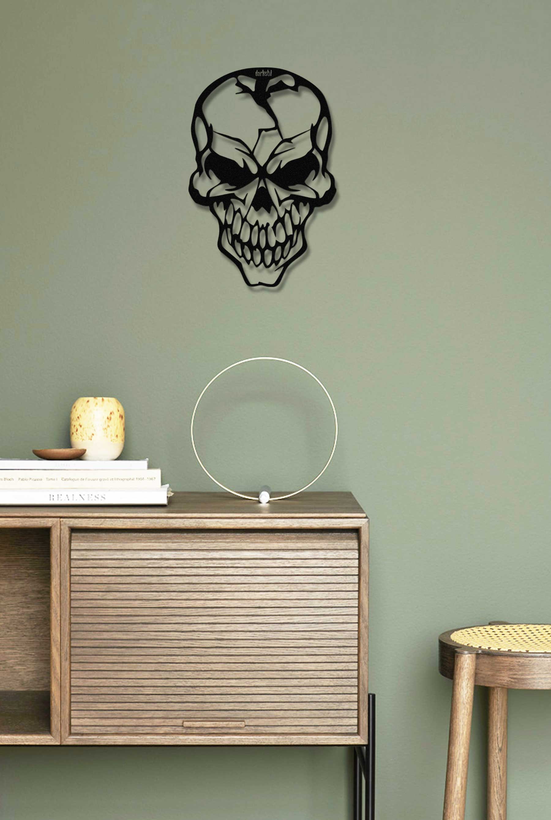 Skull Metal Wall Art, Wall Decor, Skull Skeleton Decor, Home Decor ...