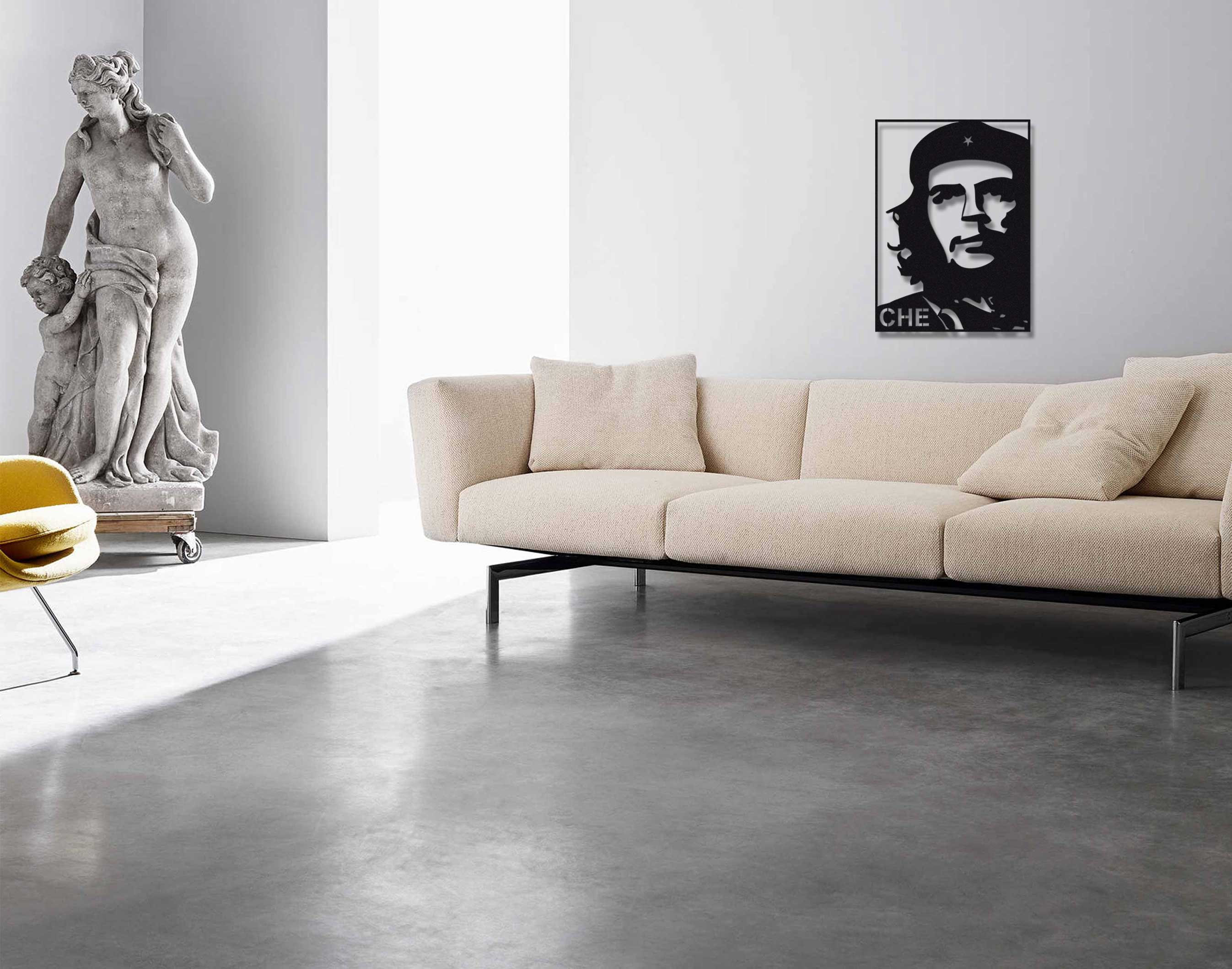 Ernesto Che Guevara, Metal Wall Art, Metal Wall Decor, Che Guevara Wall ...
