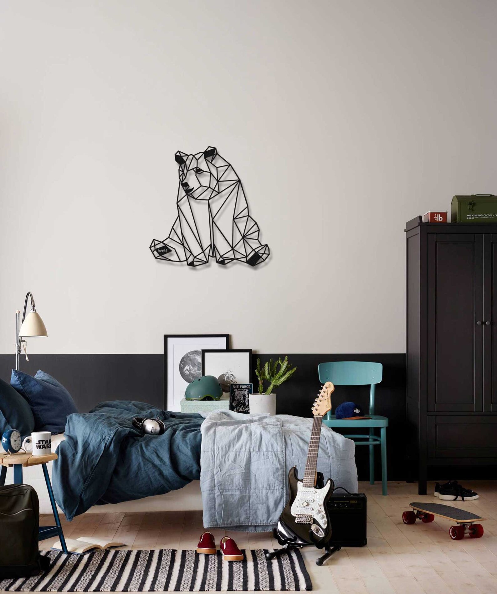 Sitting Bear Wall Decor, Metal Wall Art, Home Decor, Office Decor ...