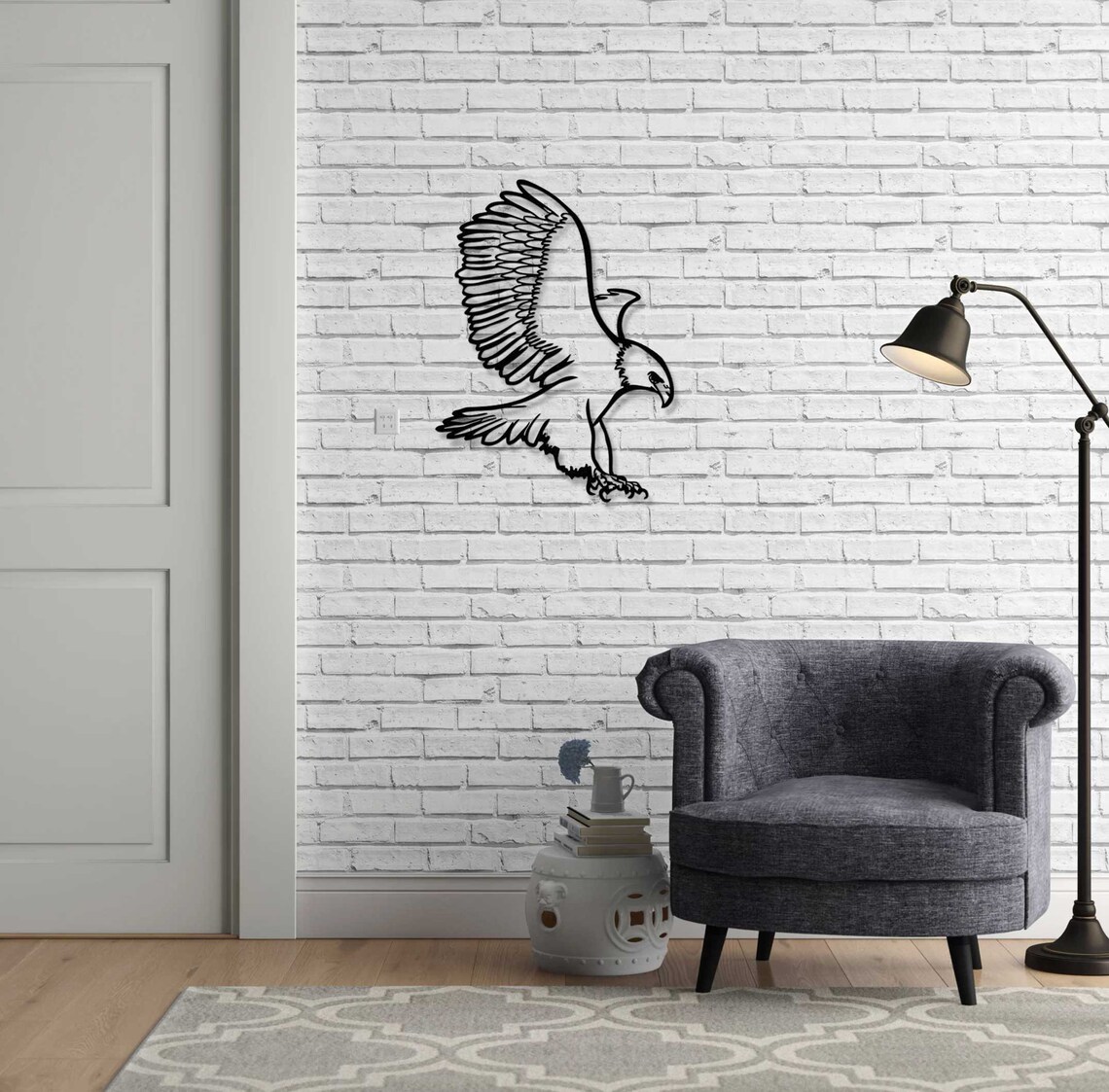 Hawk Bird, Metal Hawk Wall Decor, Metal Wall Art, Home Decor, Birthday ...