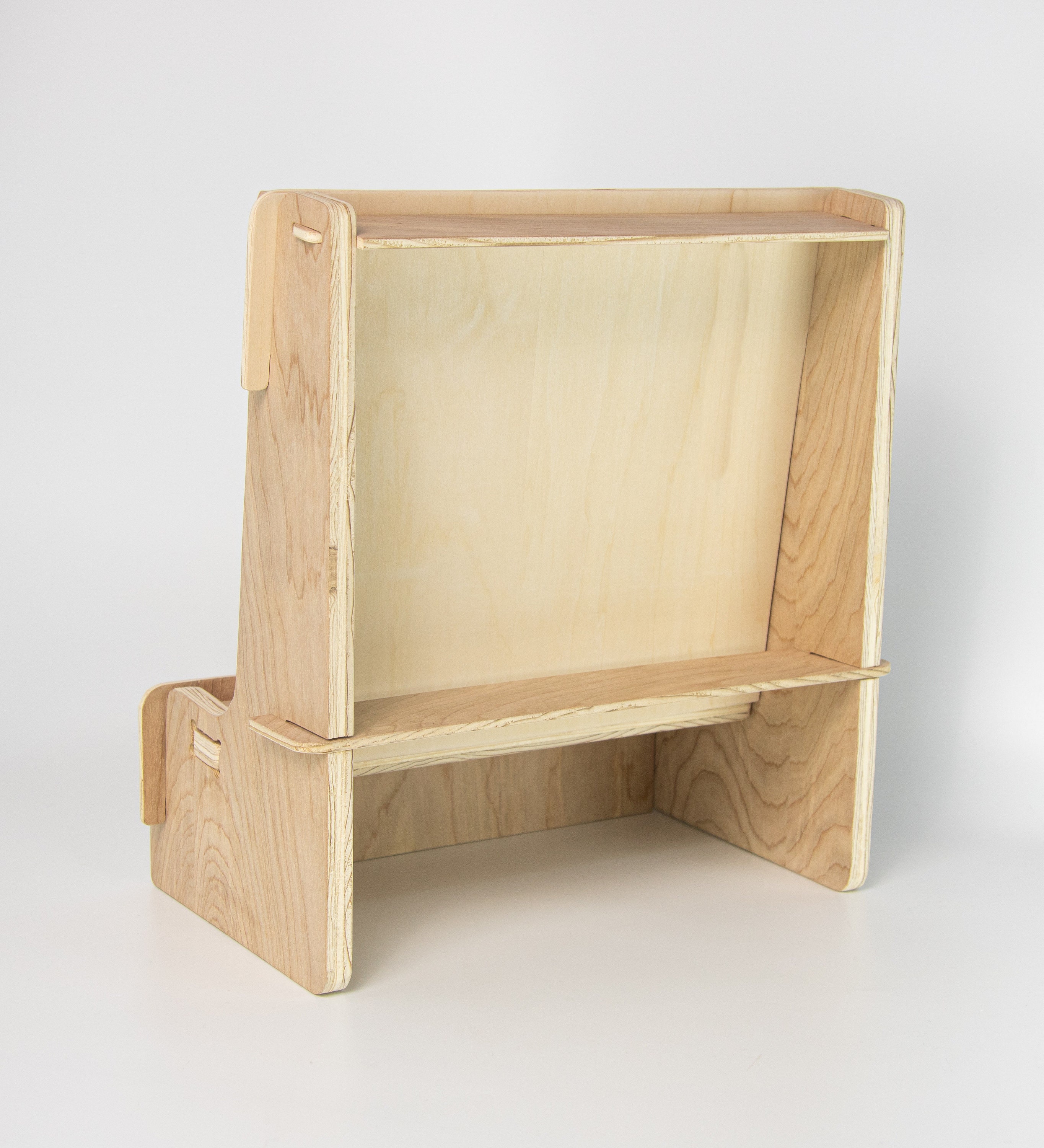 Book Display Stand, Countertop Display Shelf, Retail Display, Wood Book ...