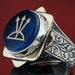 Osman Bey Ring, Kayı Tribe Ring, Three Arrow Design Historical Ring for ...