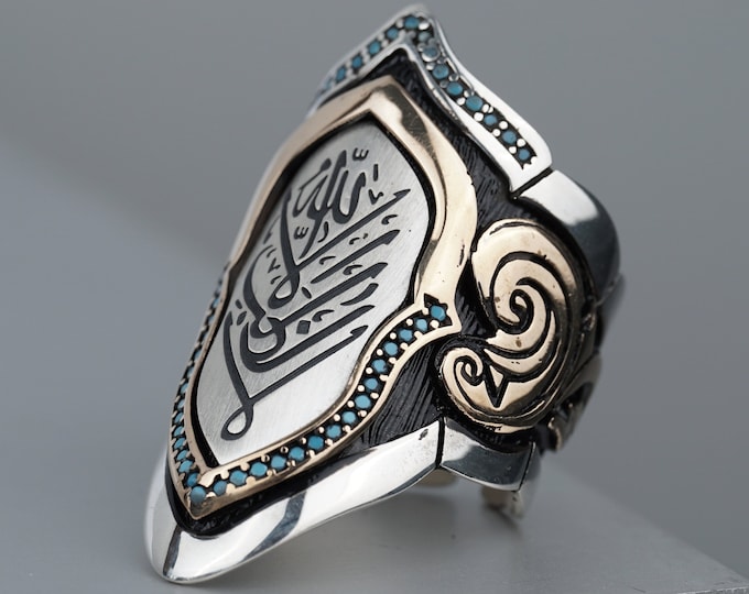 Sultan's Archer Thumb Zihgir Ring for Men, Sterling Silver Archery Ring ...