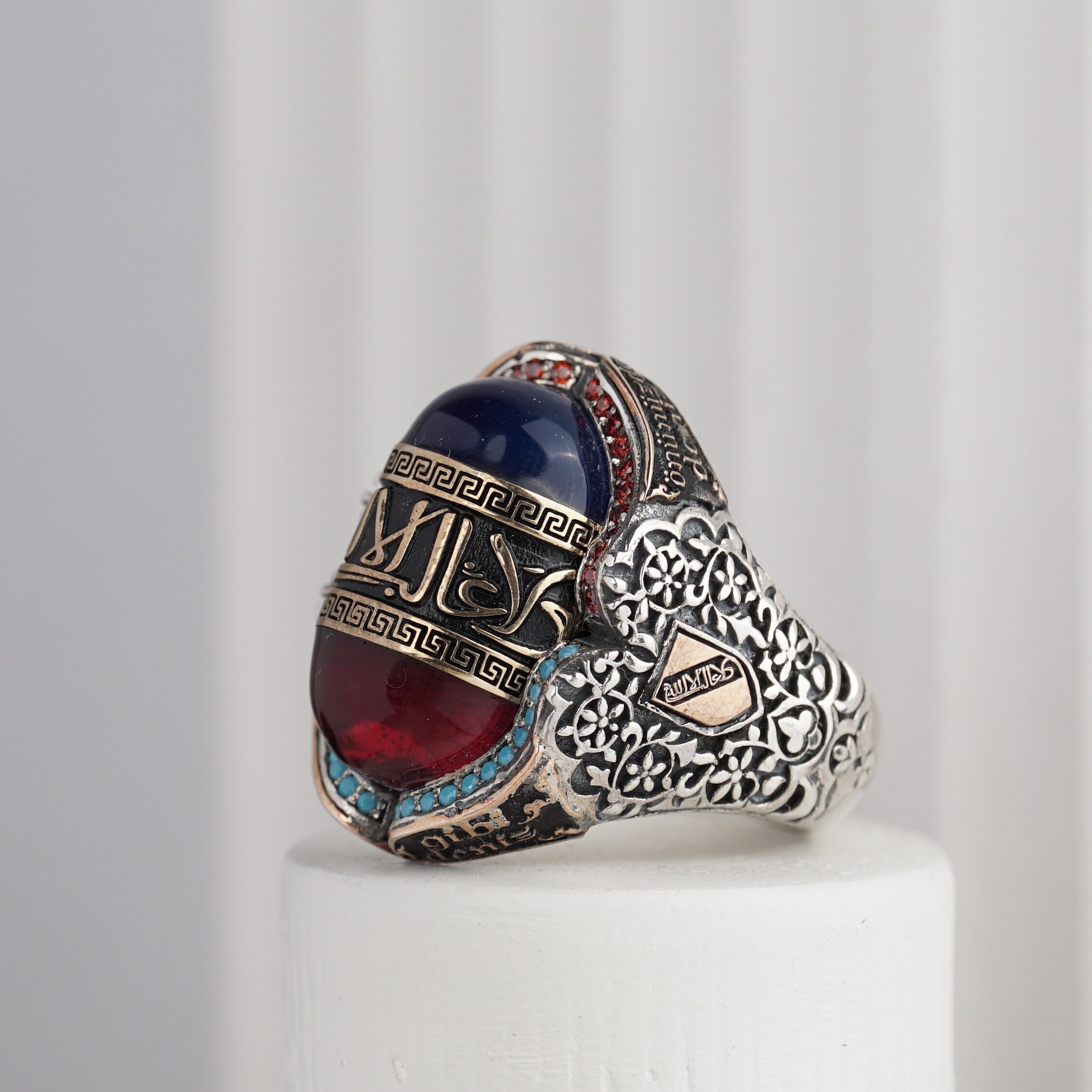 Alhambra Palace Design Silver Ring, Design Handmade Silver Ring, Spain ...