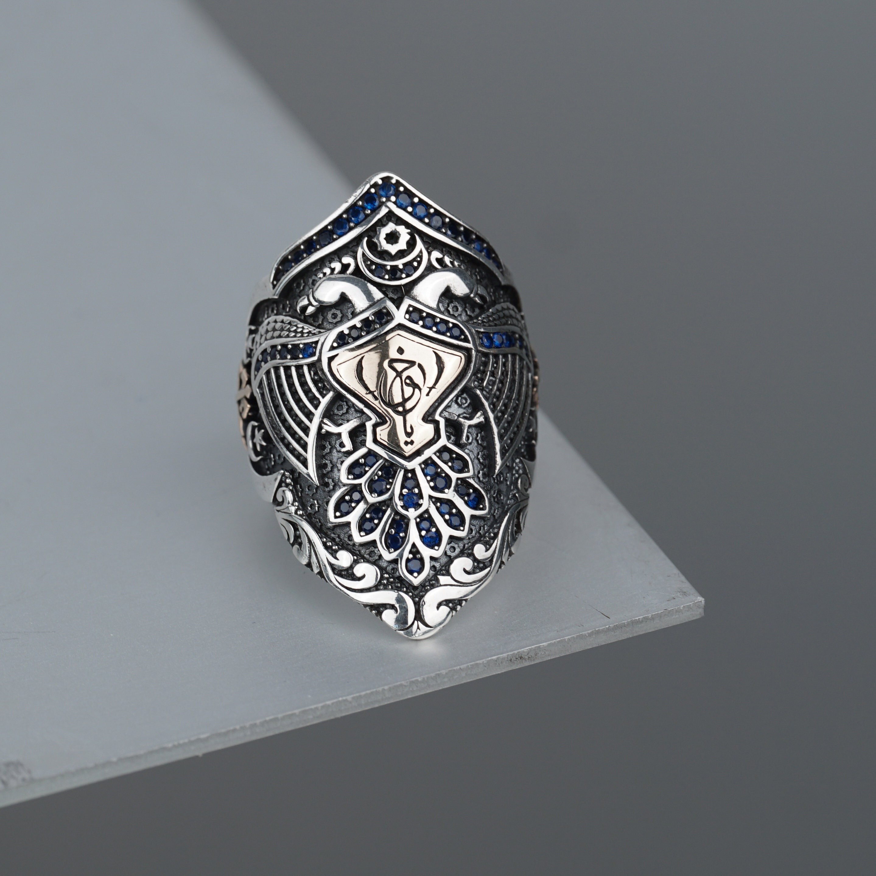 Open Back Archer Ring Zihgir Silver Ring Historical Archery - Etsy