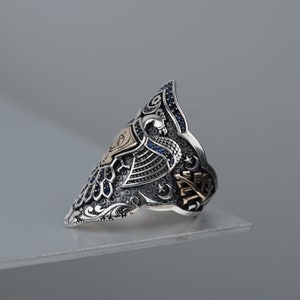 Open Back Archer Ring Zihgir Silver Ring Historical Archery - Etsy