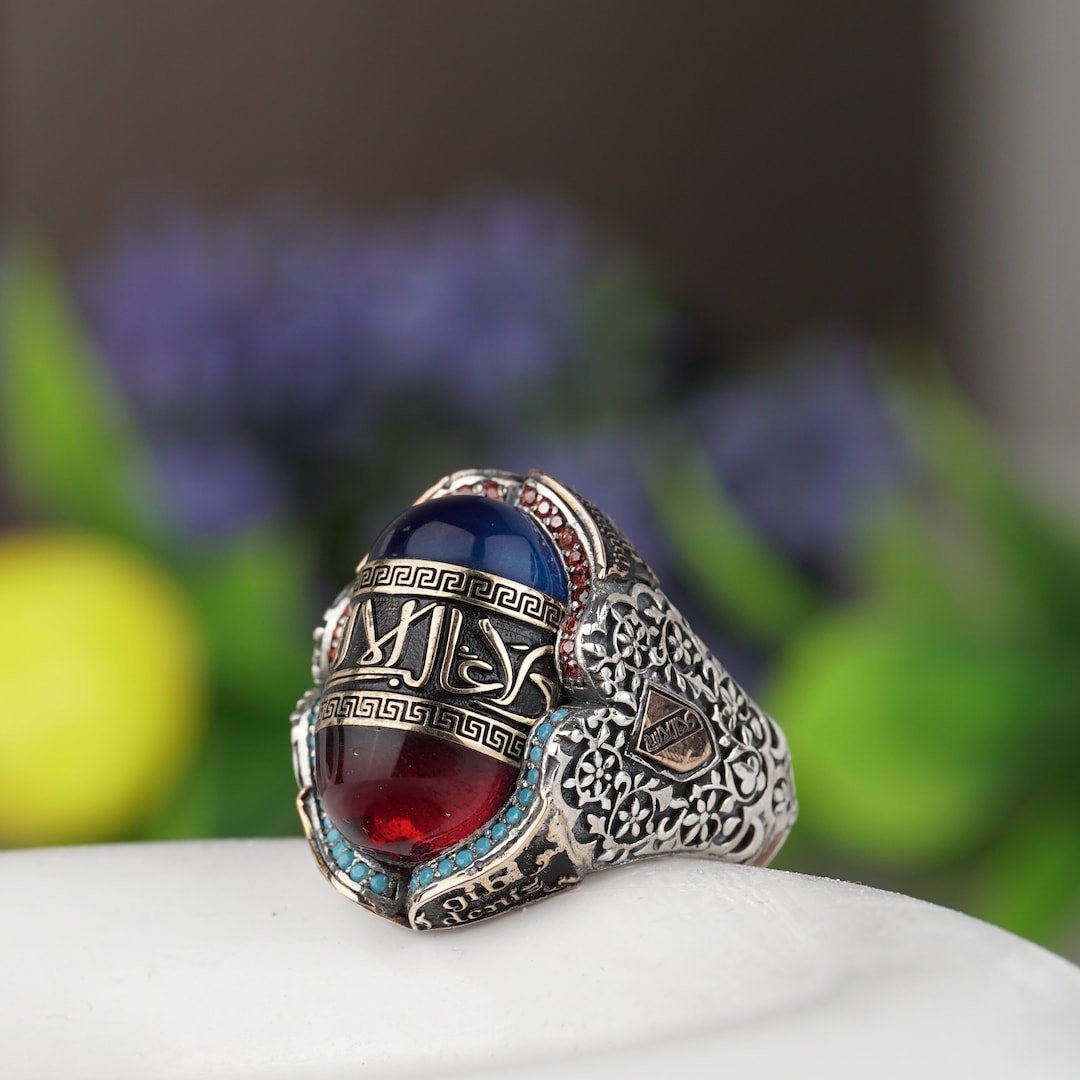 Alhambra Palace Design Silver Ring, Design Handmade Silver Ring, Spain ...