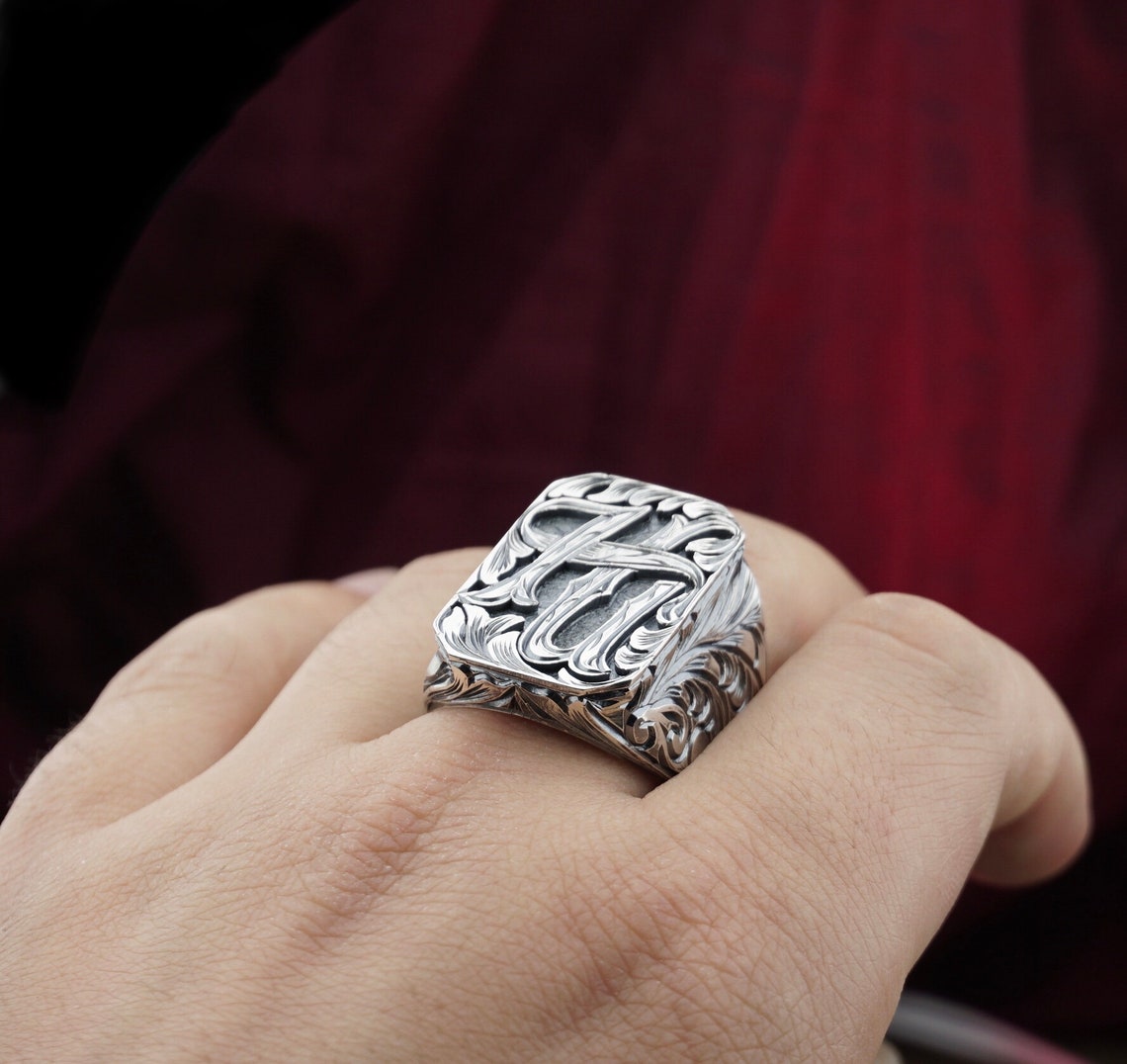 Family Crest Ring Unity Ring Handmade Engraved Ring | Etsy