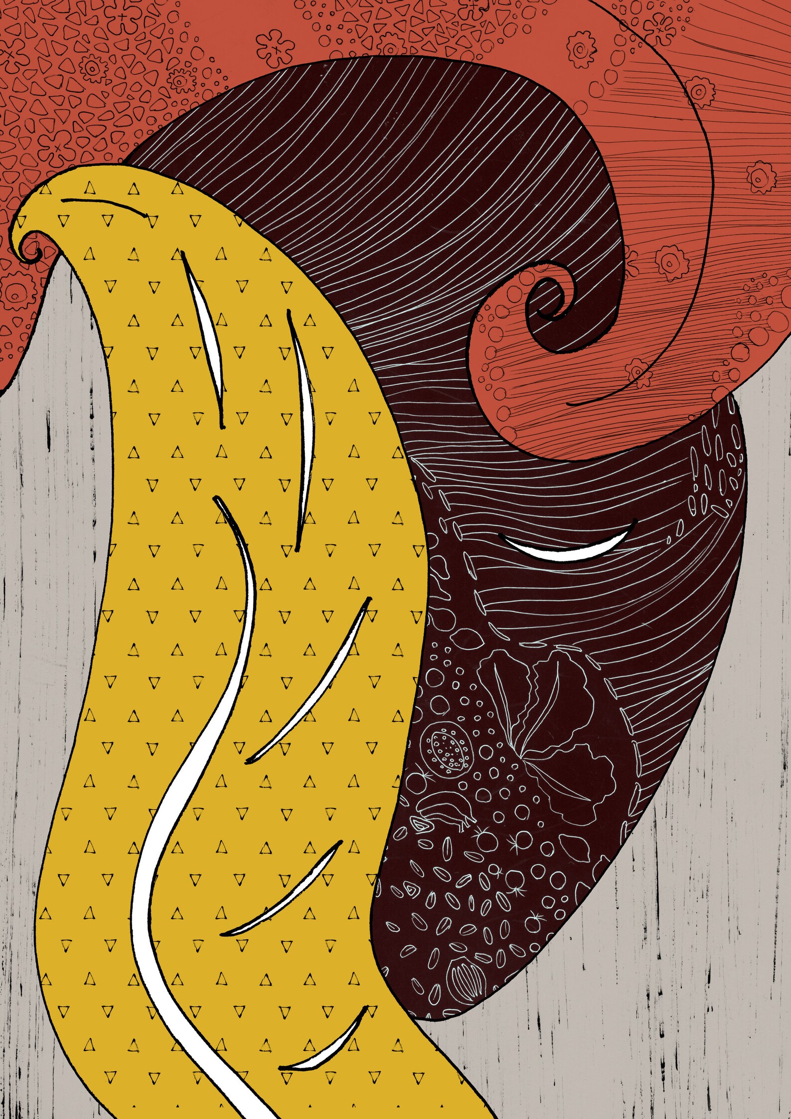 African Art Abstract African Face Portrait Contemporary Art - Etsy