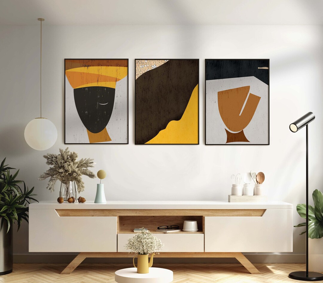 Black Woman Wall Art, Afro Bohemian Décor, African American Culture ...