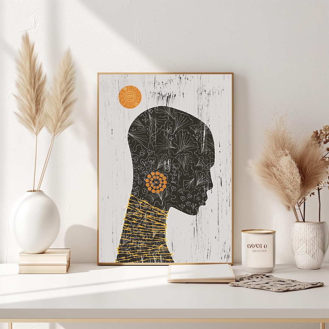 African American Woman Portrait: Black Ethnic Art Print - Etsy Portugal