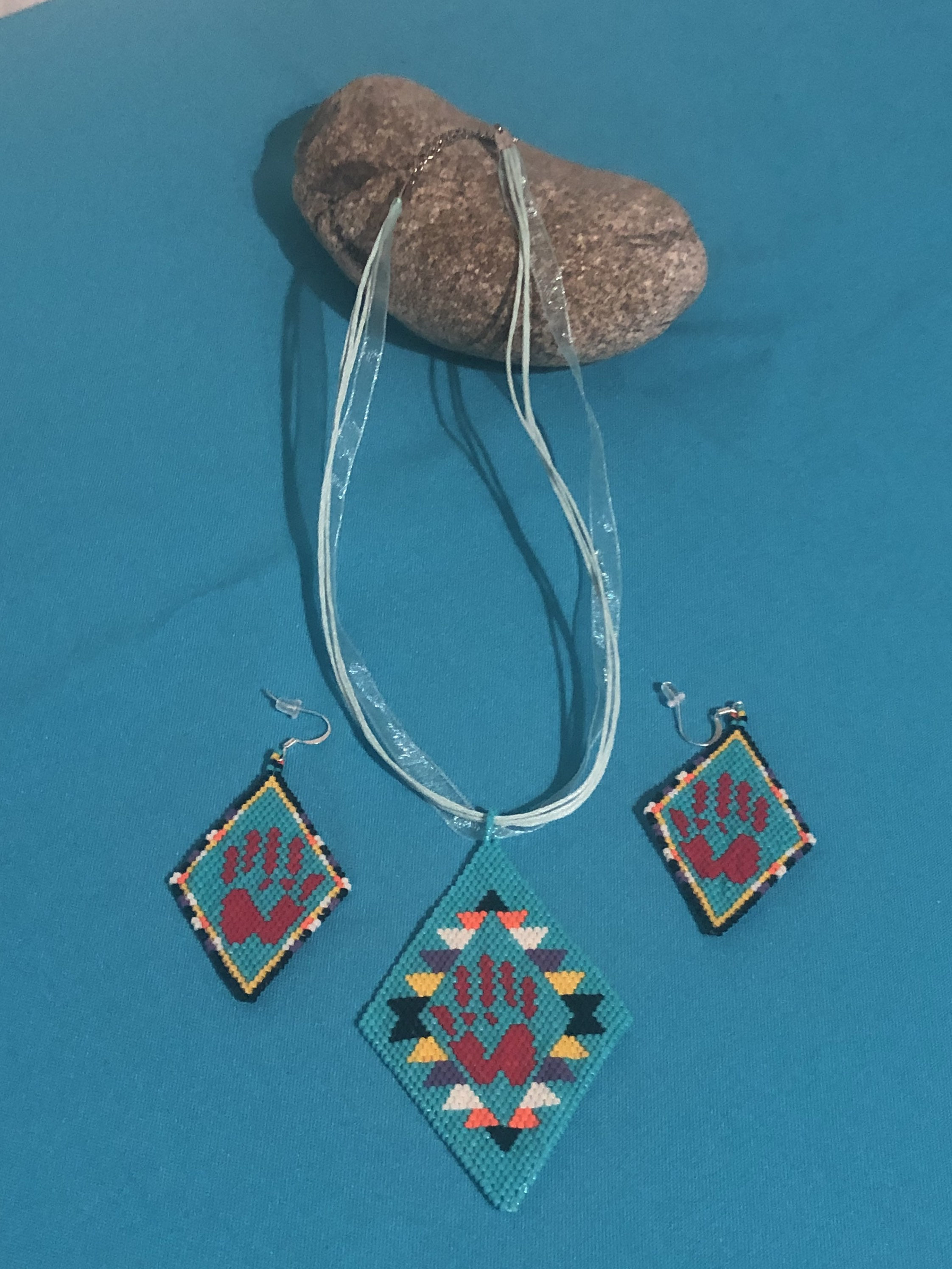 MMIW/MMIR Necklace and Earrings Set . Red Hand - Etsy Australia