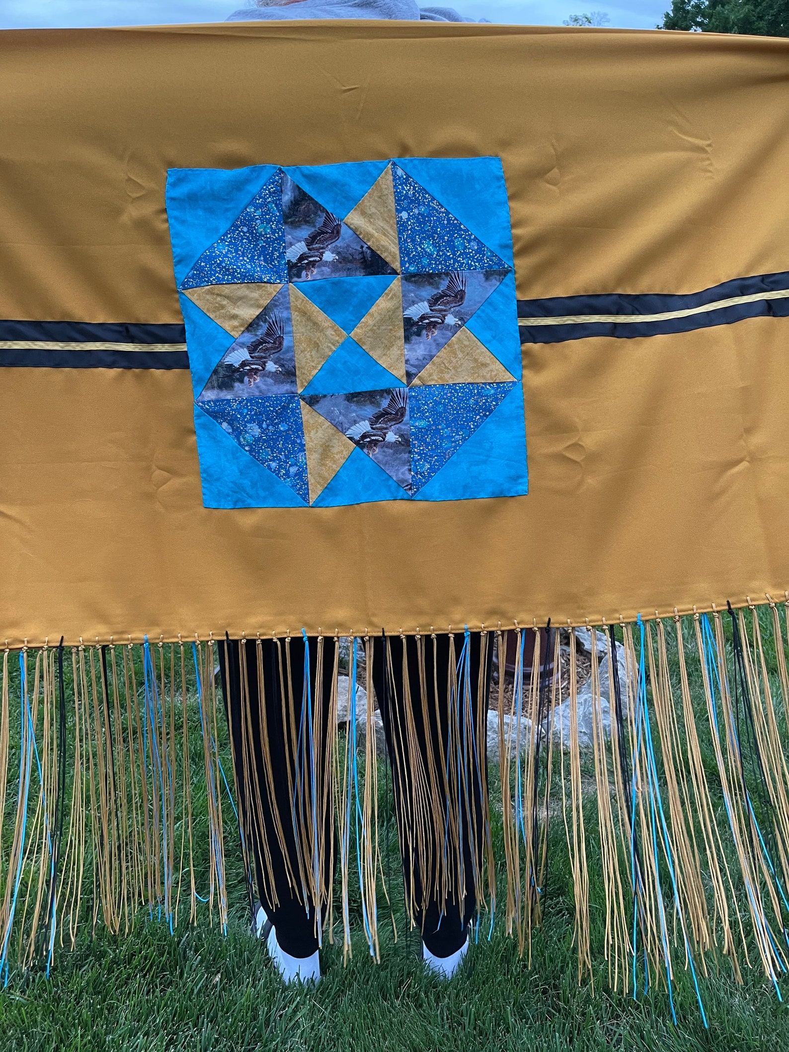 Shawl . Native American Dance Shawl - Etsy