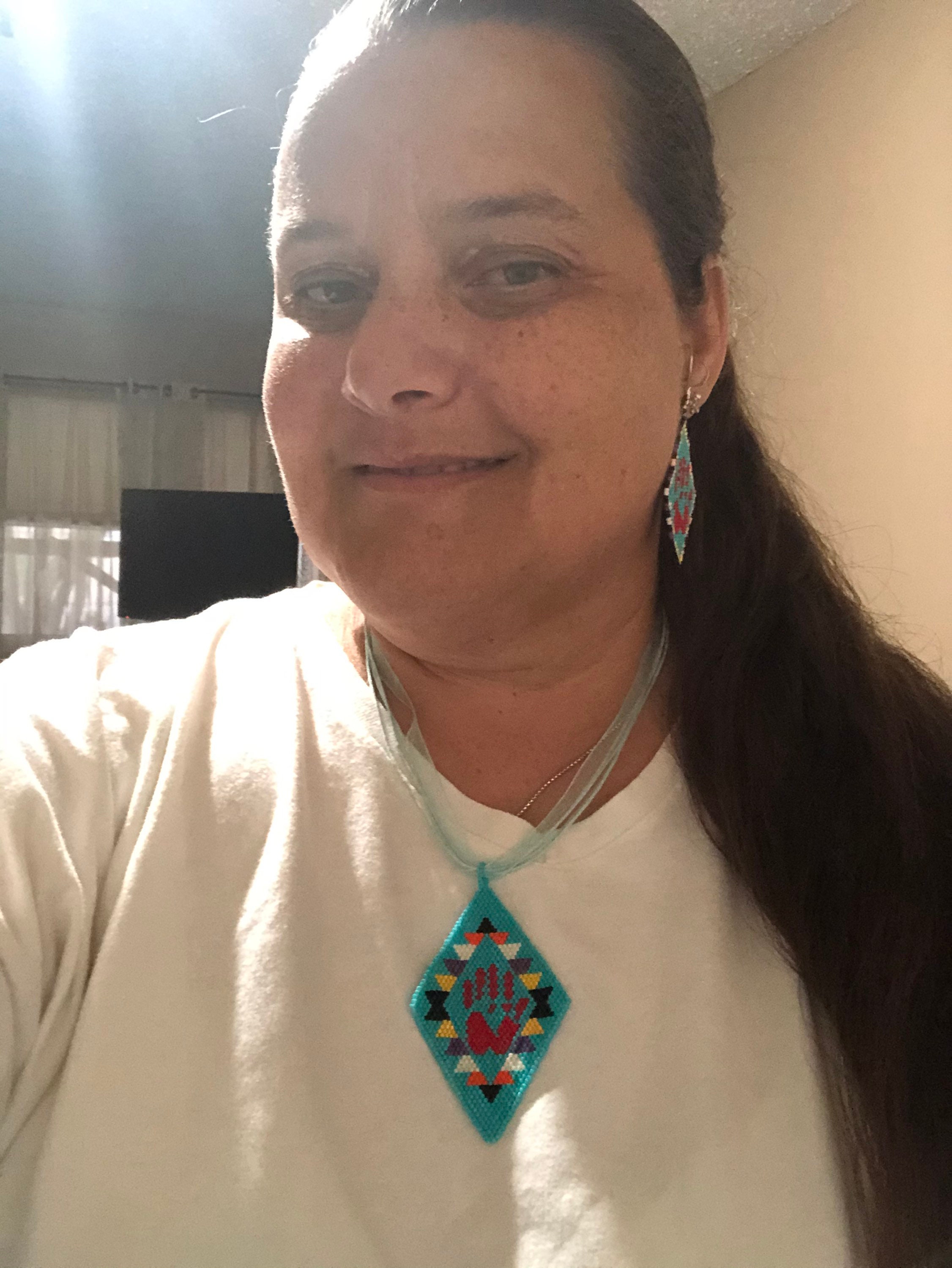 MMIW/MMIR Necklace and Earrings Set . Red Hand - Etsy Australia