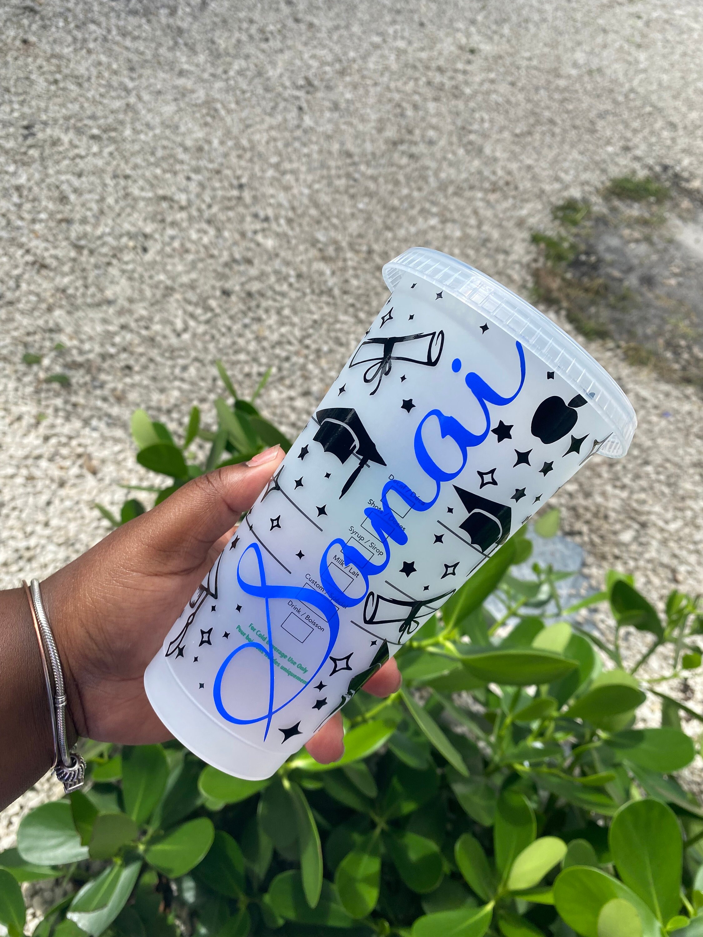 Graduation Starbucks Cup L Starbucks Cold Cup | 24 Oz Cold Cup ...