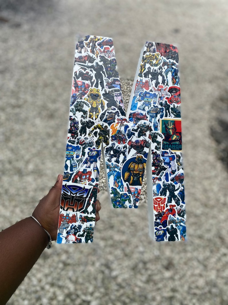 Transformer Letter, Cusotm Wooden Letter - Etsy