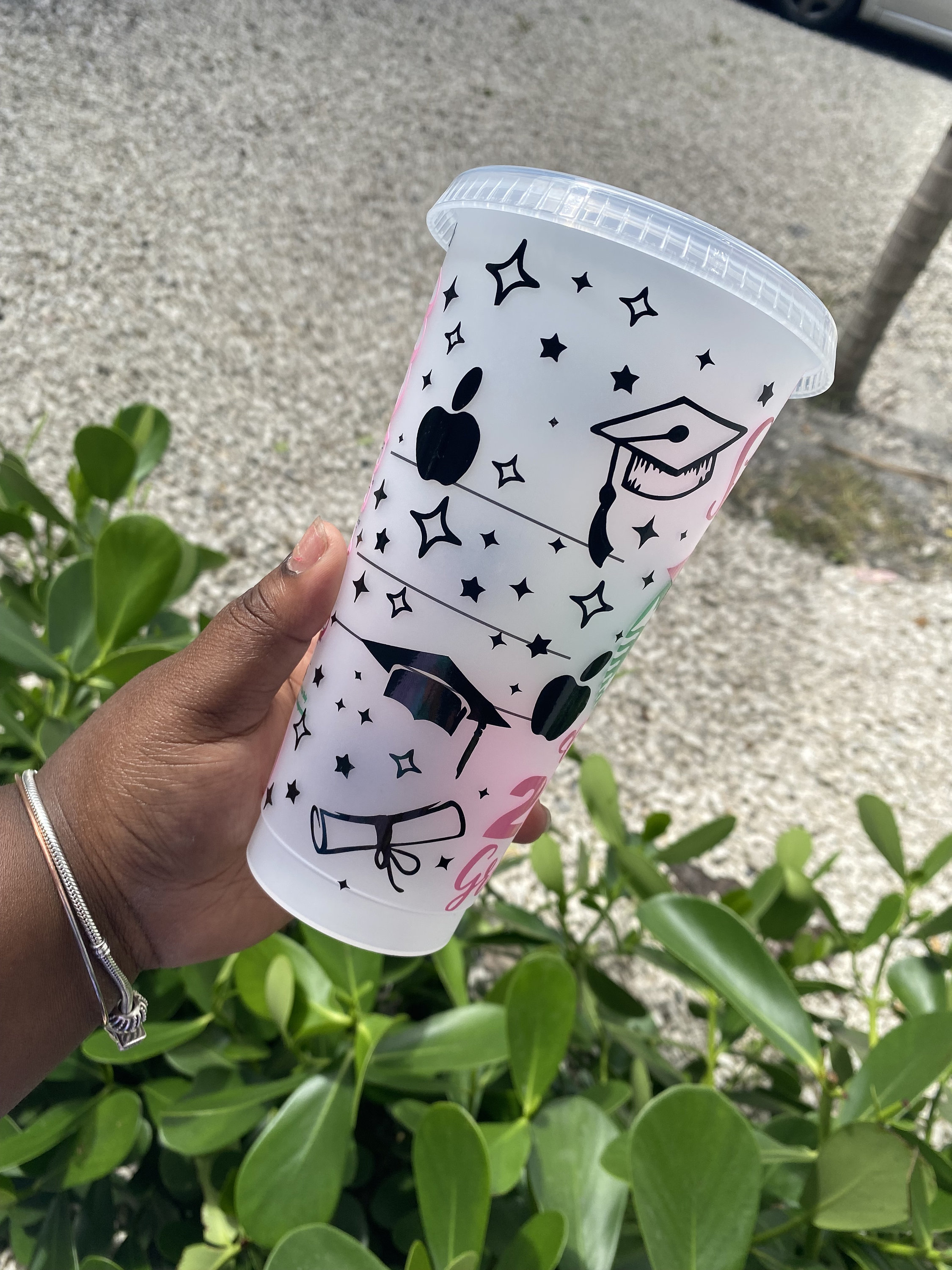 Graduation Starbucks Cup L Starbucks Cold Cup | 24 Oz Cold Cup ...