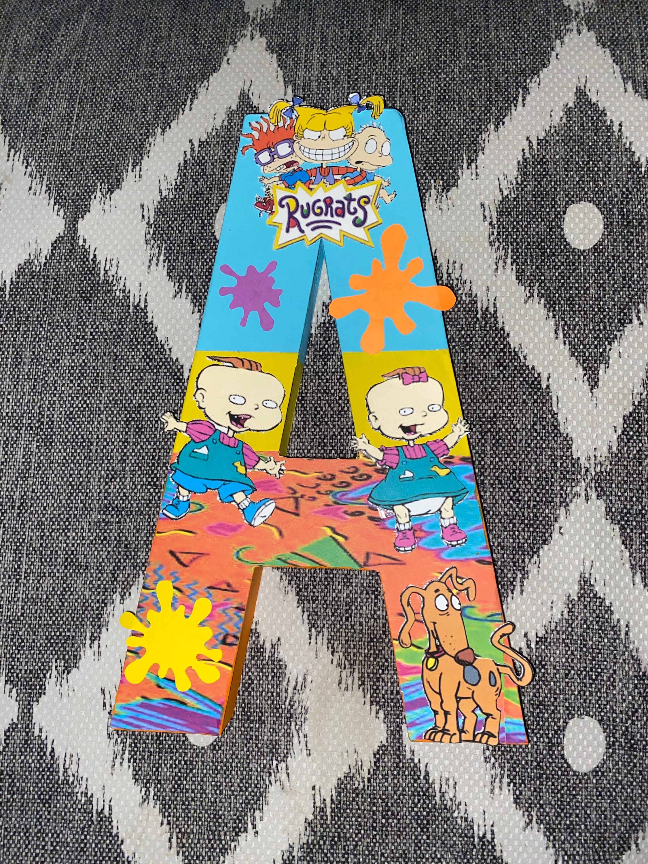 Rugrats Custom Letter Etsy