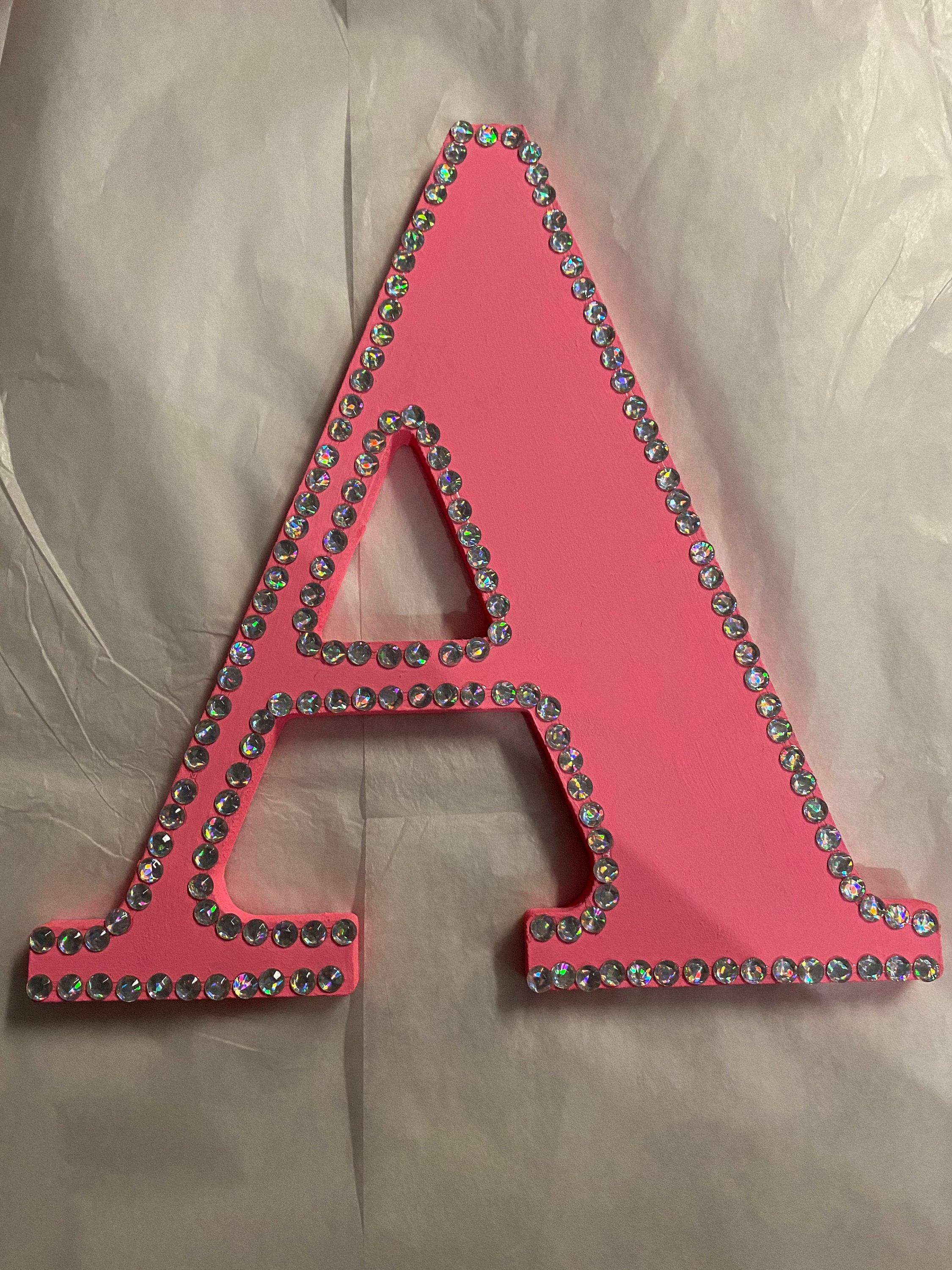 Bling Out Letter, Custom Wooden Letter - Etsy