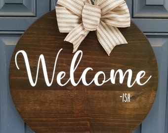 Welcome-ish Sign - Etsy