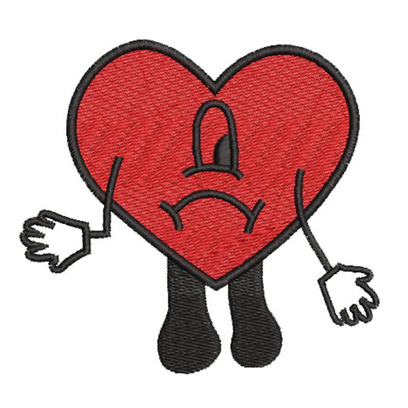 Bad Bunny Heart - Etsy