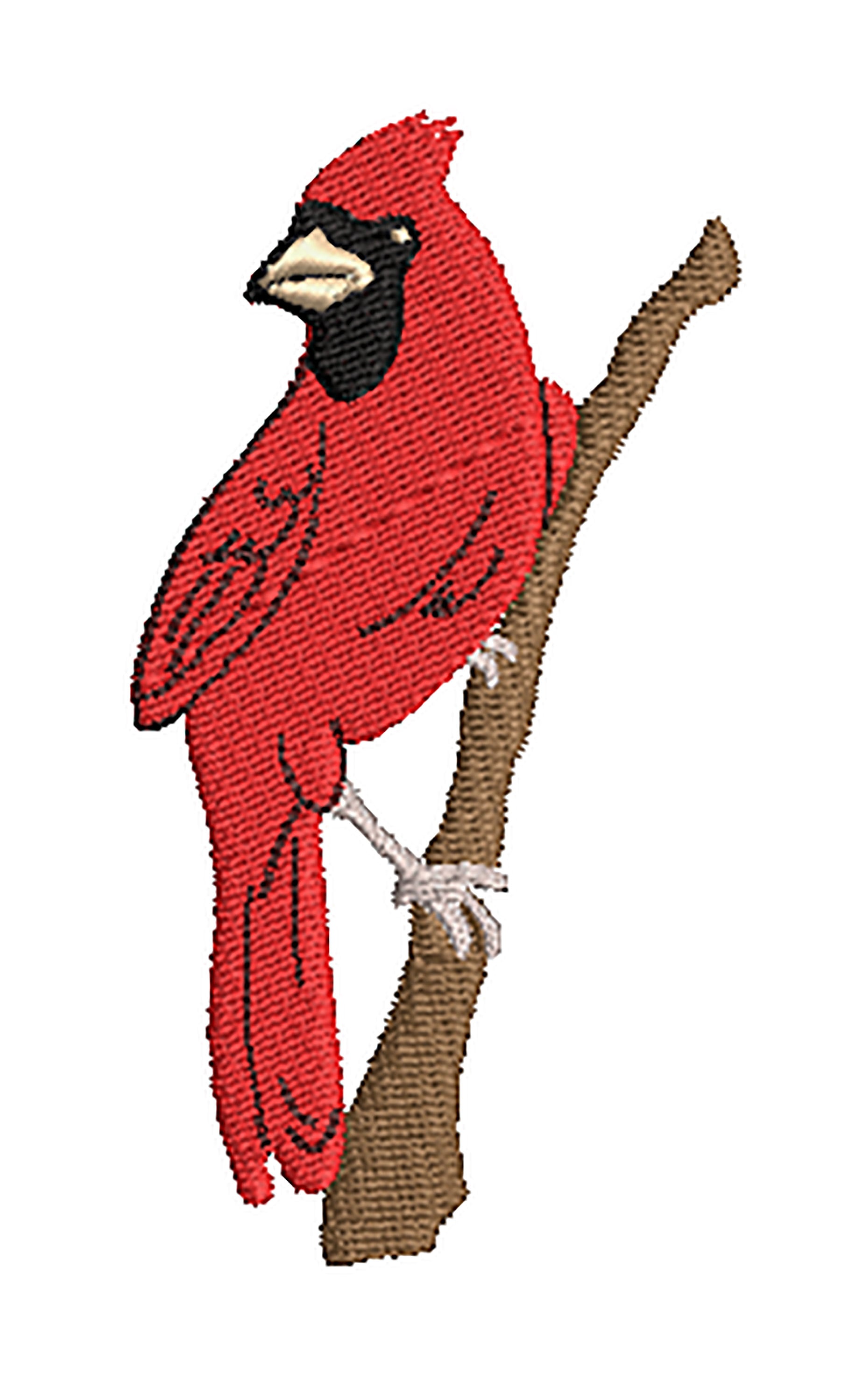 Cardinal Embroidery File - Etsy