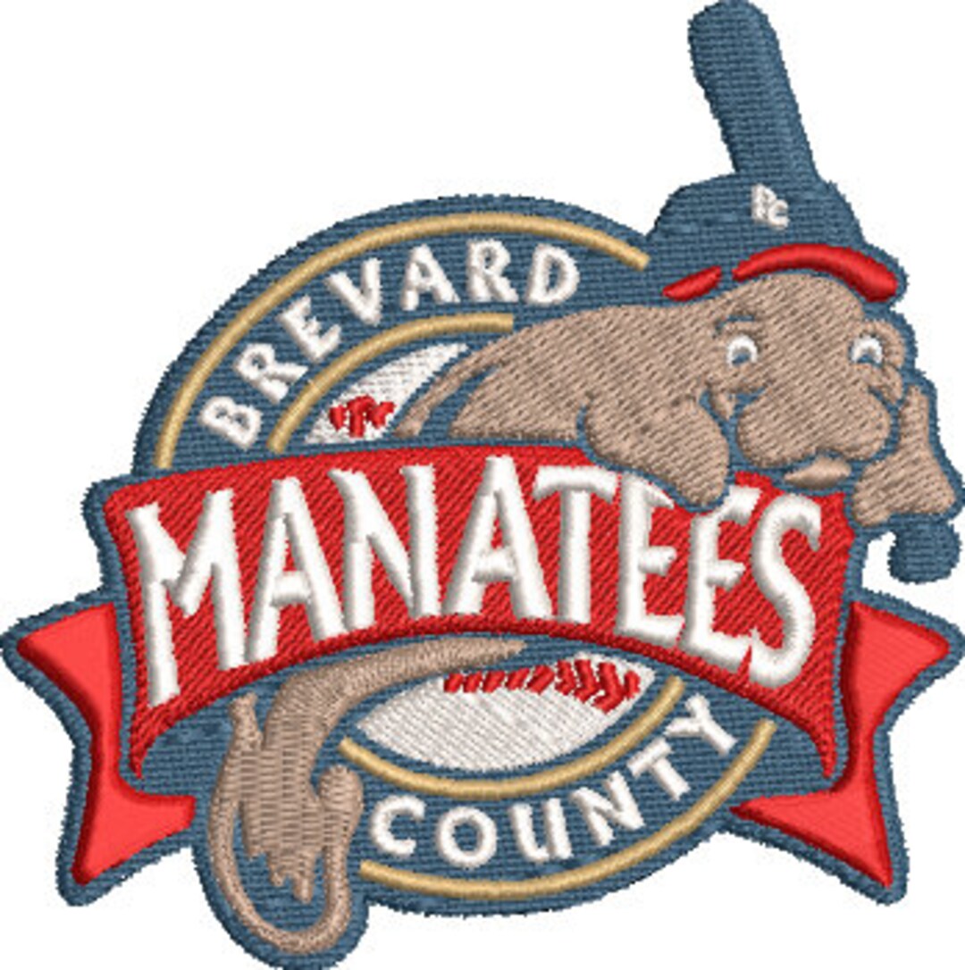 Brevard Manatees Embroidery File - Etsy
