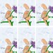 Worms Sticker Art/ Downloadable Worm Art/ Happy Worm/ Worm on Flower ...