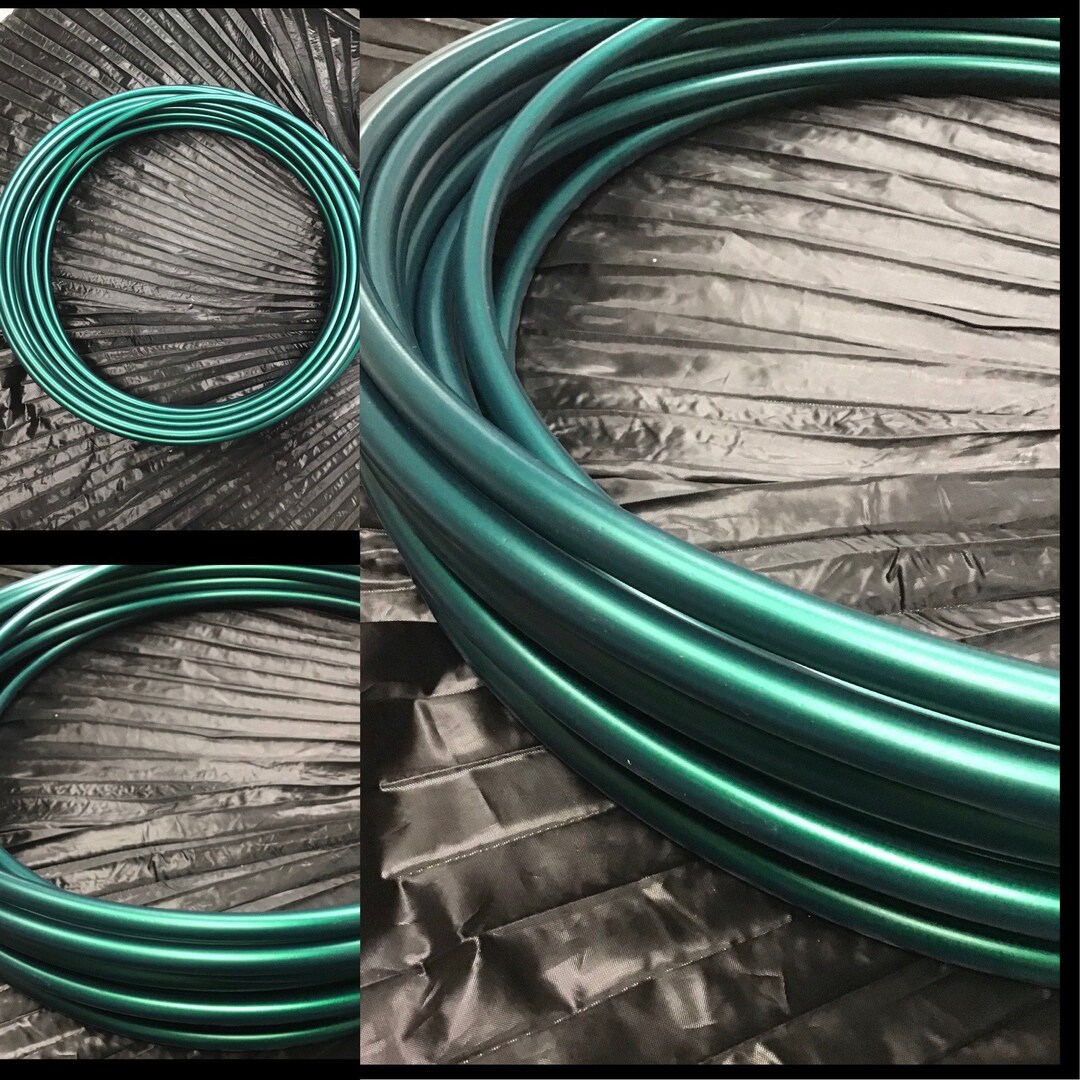 Polypro Hula Hoop Medusa Color Shifting Metallic Green 5/8 or 3/4 ...