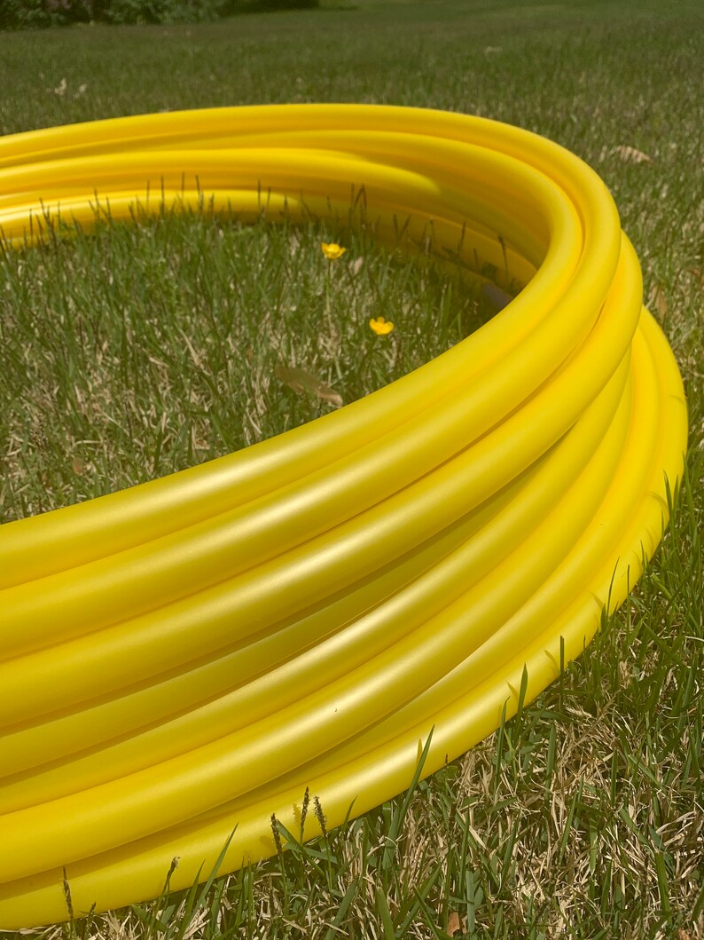 Polypro Hula Hoop- Metallic Sunshine Yellow Color Shifting Metallic 5/8 ...