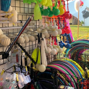 UV Reactive Orange 5/8" or 3/4” Collapsible Polypro Hula Hoop - Etsy