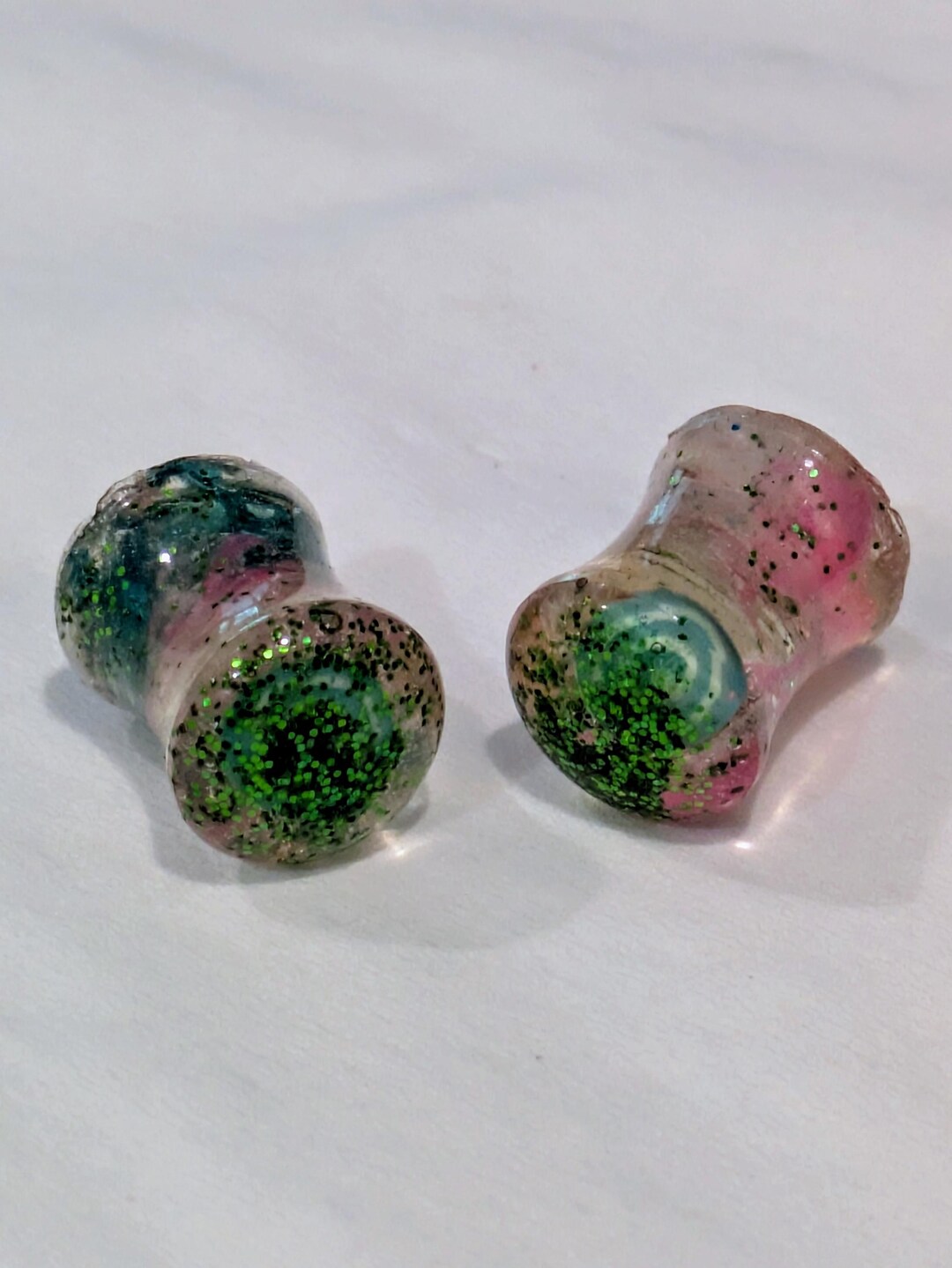 Recycled Hula Hoop Ear Gauges: Double Flared Plugs 0g-8mm - Etsy
