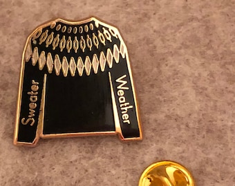 Black Enamel Pin - Etsy