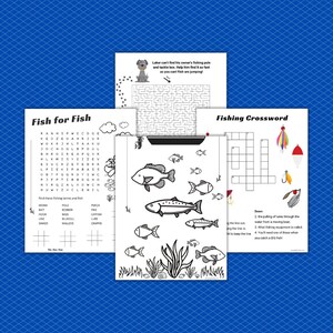 Fishing Facts & Fun for Kids! Fishing Printable, Fishing Kids, Fishing ...