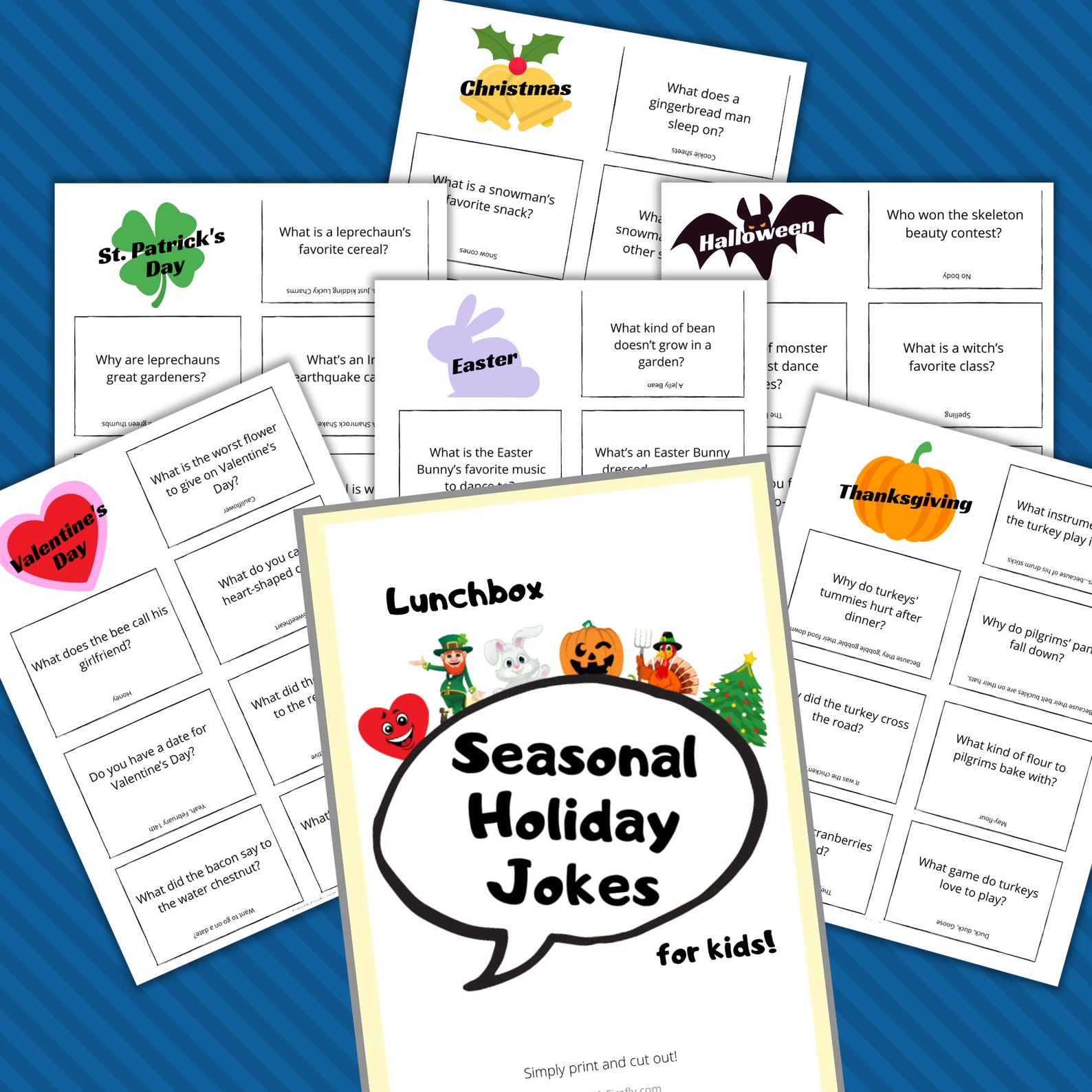 Holiday Note Jokes for 1st - 5th Graders, Jokes for Kids, Family Jokes ...