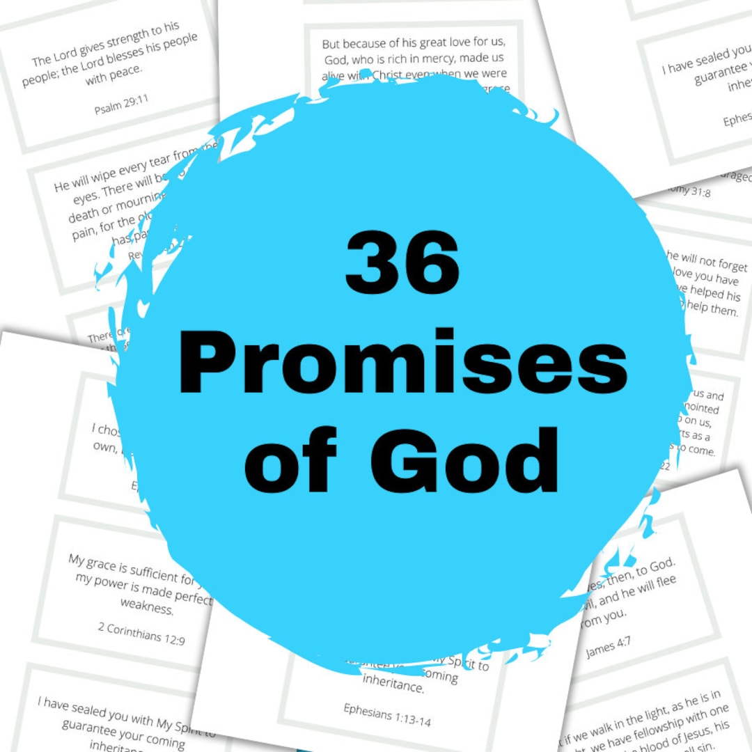 Promises of God, Verse Memorization Cards, Bible Verses, Powerful Bible ...