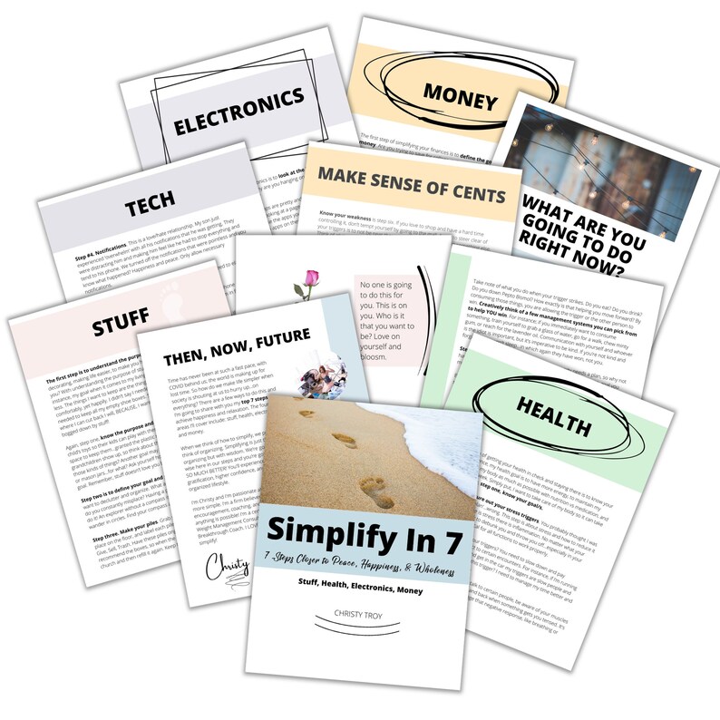 Simplify in 7 Steps How to Simplify E-book, Money Management ...